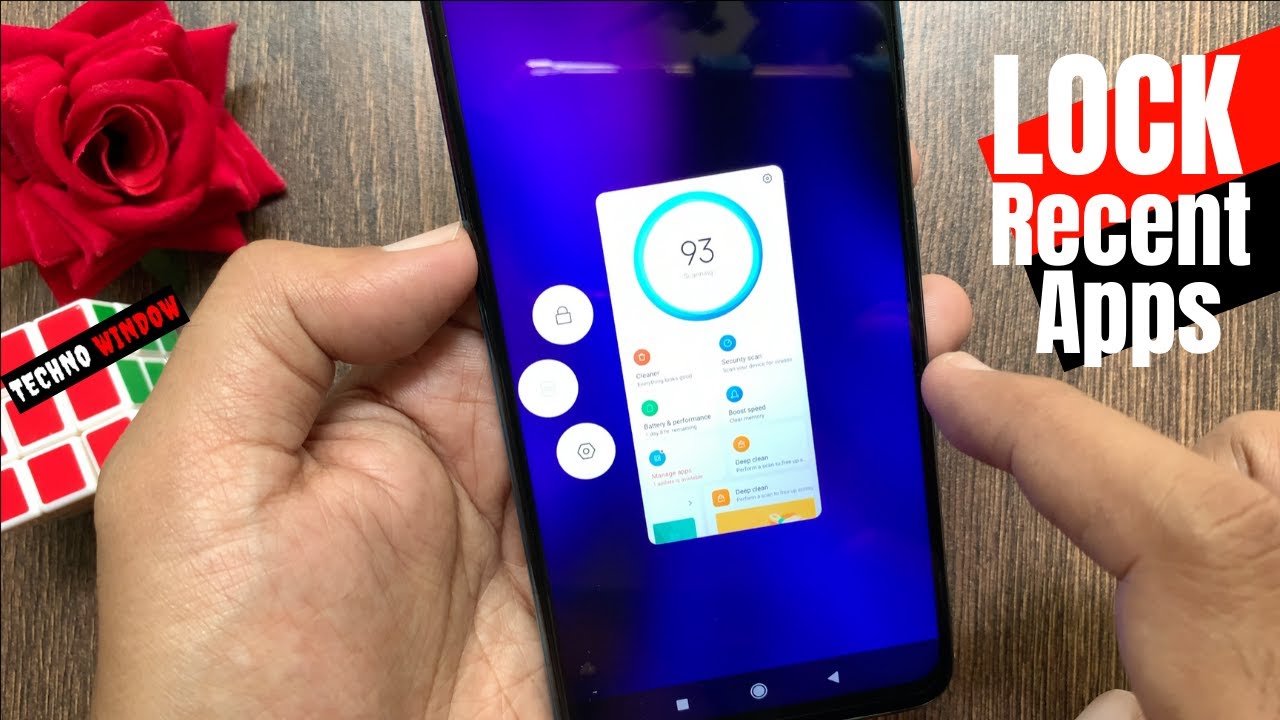 How to Lock Recent Apps in Redmi Note 9 Pro - YouTube