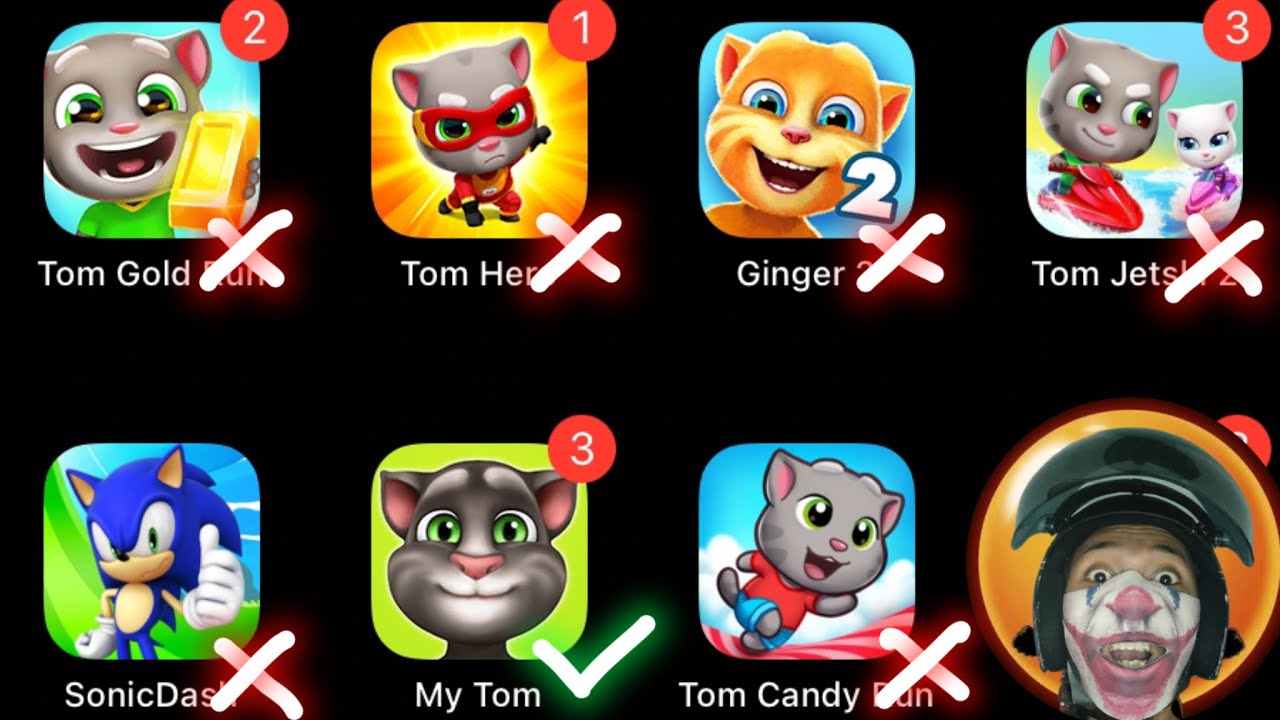 Fun! I Play My Tom Game || I love Talking Tom || Gameplay by JS UYE ...