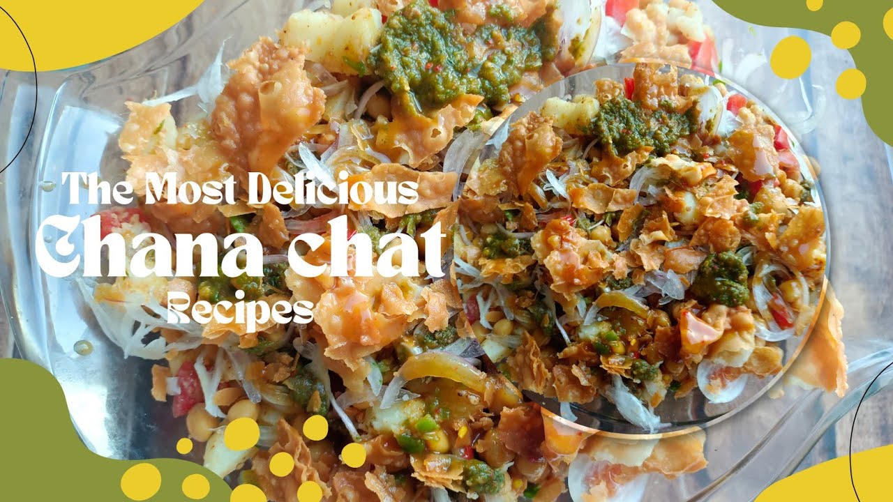 the most delicious chana chat recipe/. easy and quick chana chat recipe ...