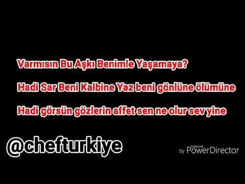 Varmısın Bu Aşk'ı Benimle Yaşamaya - Chef Türkiye