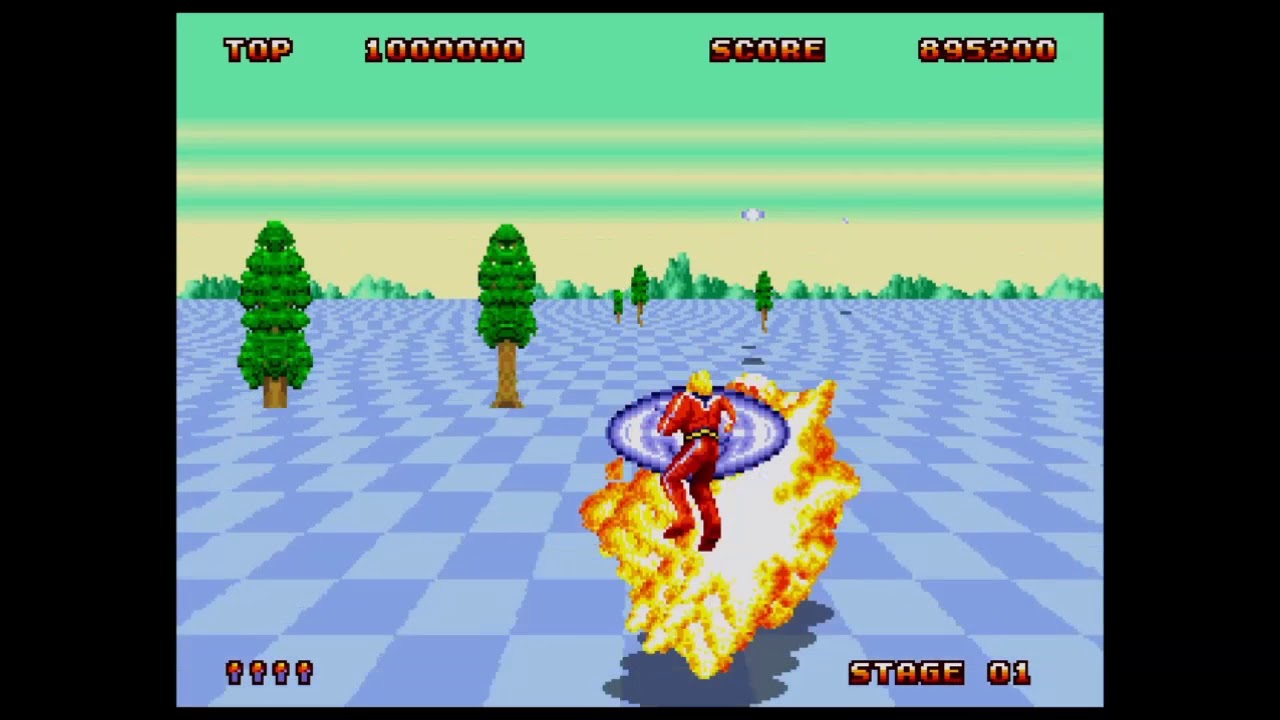 Sega Genesis Classics: Space Harrier II - Challenge - Dodge This - YouTube