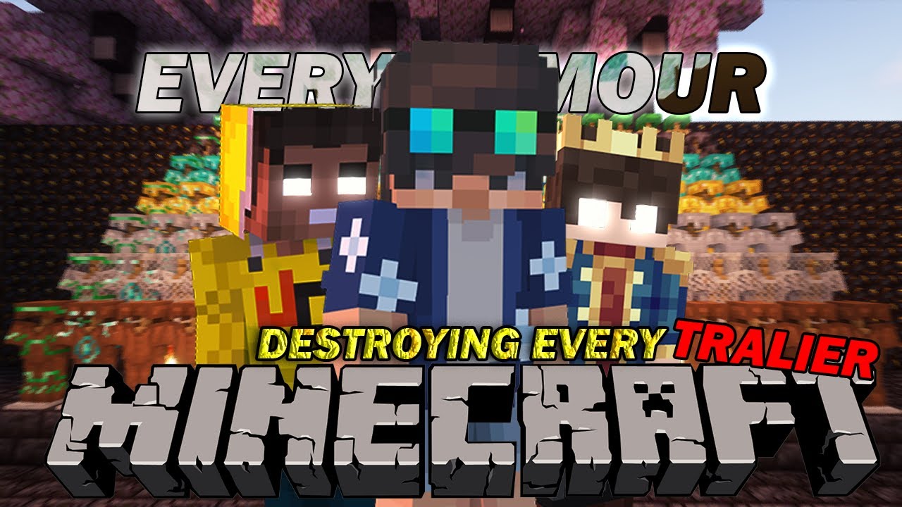Destroying every Minecraft YOUTUBER ( TRALIER ) - YouTube