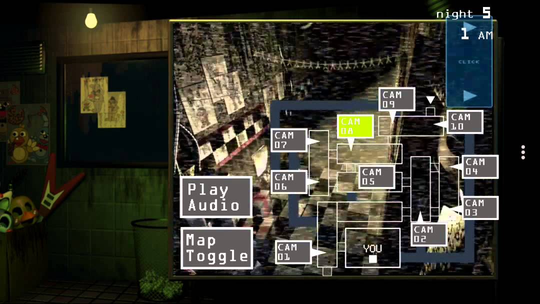 FNAF 3 GAMEPLAY ON NIGHT FIVE - YouTube