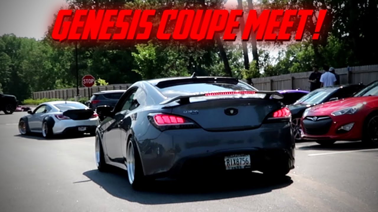 GENESIS COUPES TAKEOVER ATLANTA GEORGIA ! INSANE GENESIS COUPE MEET ...