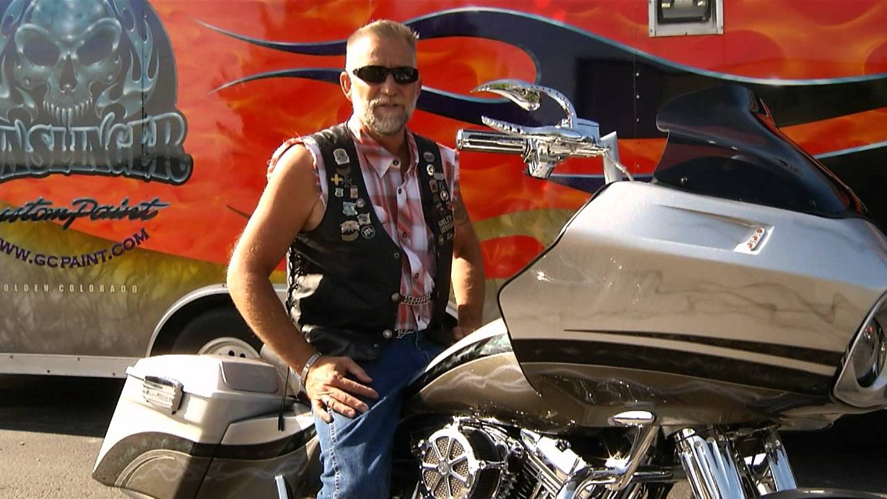 Gunslinger Custom Paint Job - Shades of Grey for Greg Collins - YouTube