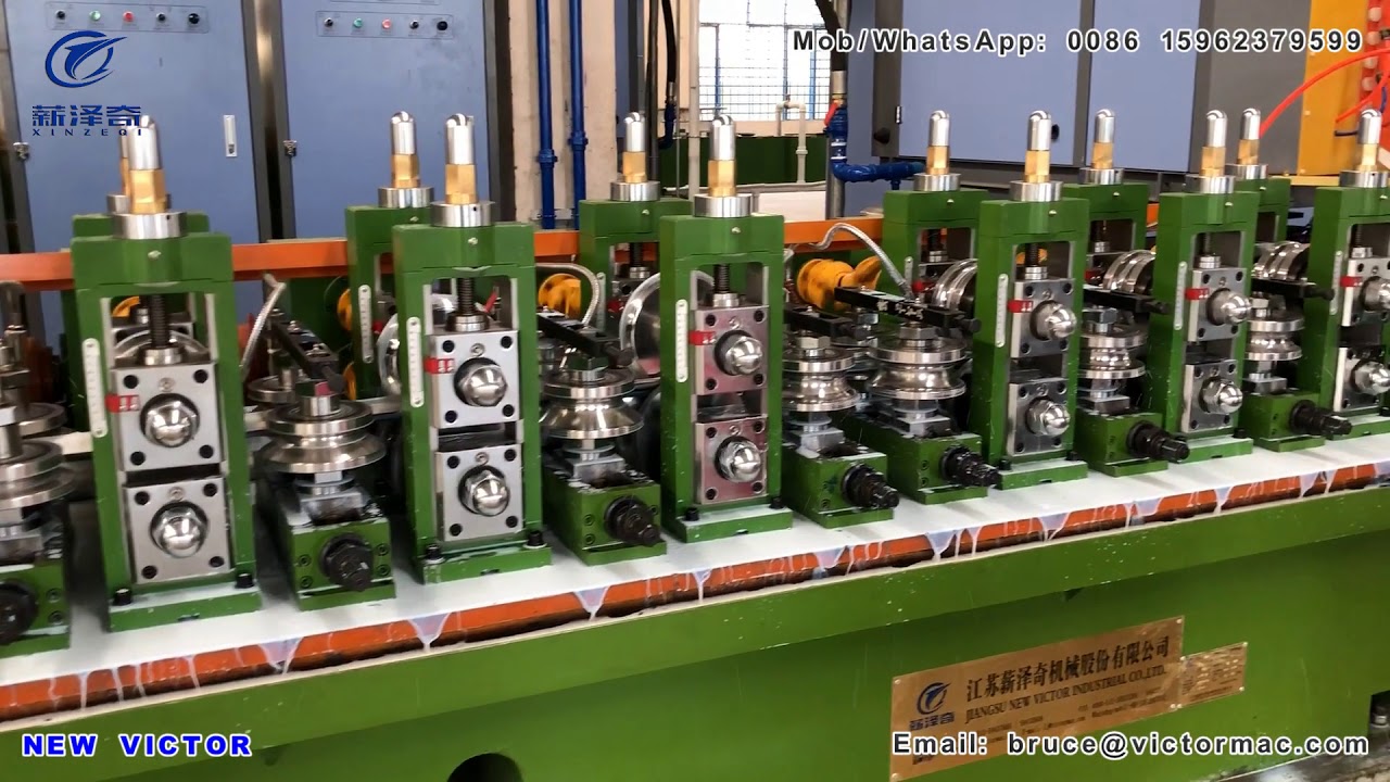 VZH-50 ERW Tube & Pipe Mill Line, steel pipe making machine, welded ...