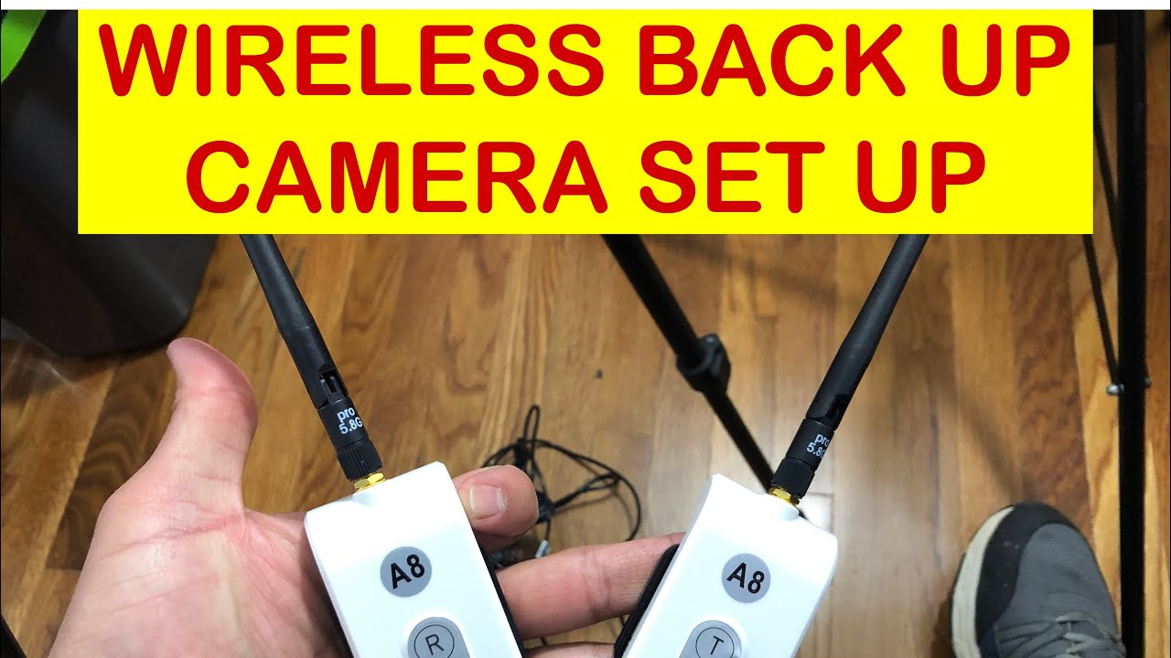 WIRELESS BACK UP CAMERA SETUP FOR THE HUMMER H2 - YouTube