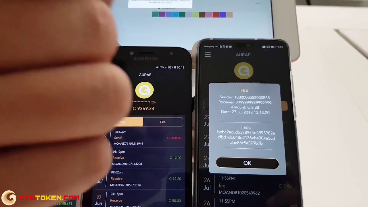 CTO and Aurae 4th Blockchain Technology Cloud Token Wallet - YouTube