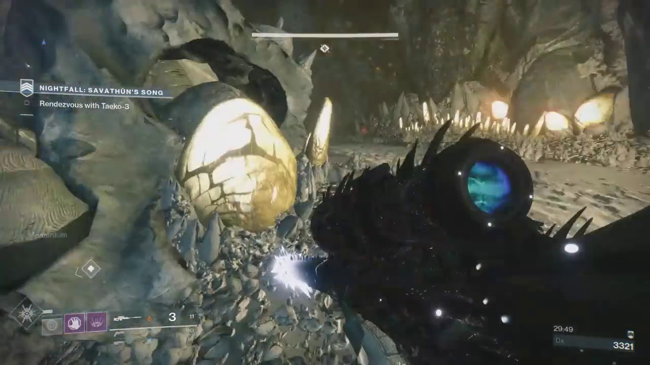 Destiny 2 nightfall one face boss - YouTube