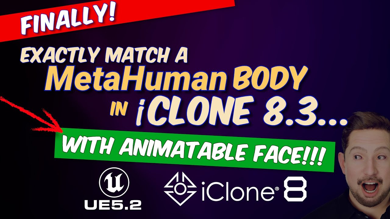 How To Make A Cc4 Cc3 Body In Iclone That Matches A Metahuman Youtube