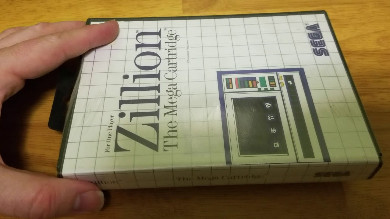 Sega Master System Collection Zillion Factory Seal - YouTube