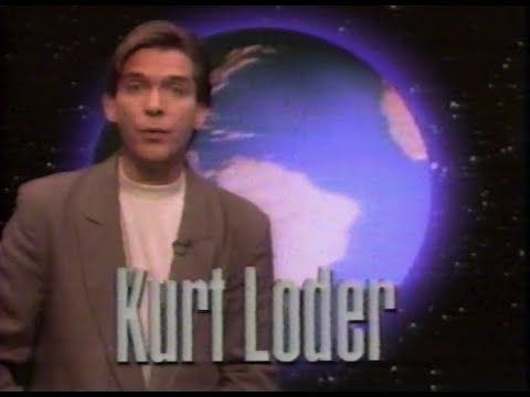 MTV news segment featuring Kurt Loder and the art and artist Trotsky ...