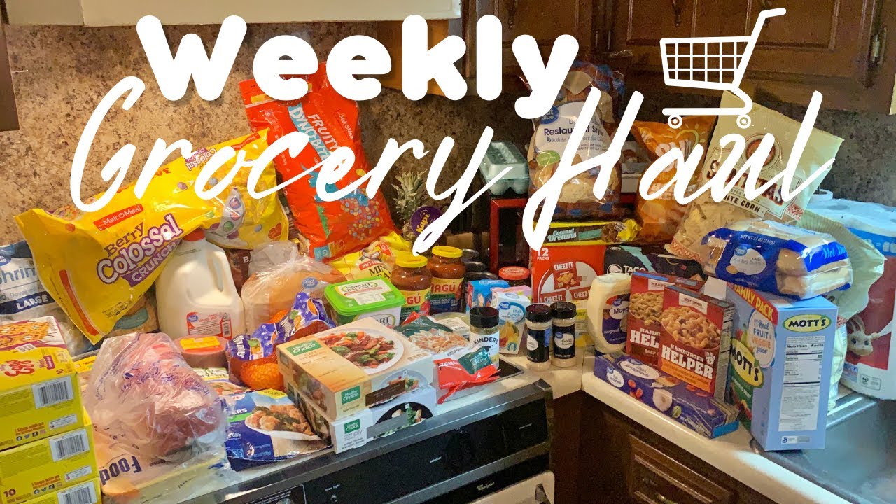 Weekly Walmart Grocery Haul + Meal Plan For Family of 4 | Easy Dinner ...
