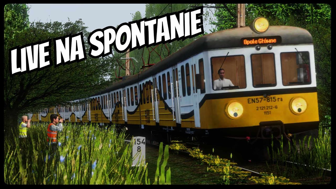 Piątkowy lajcik w MaSzynie! Duetem EN57 KD przez Lk61 - YouTube