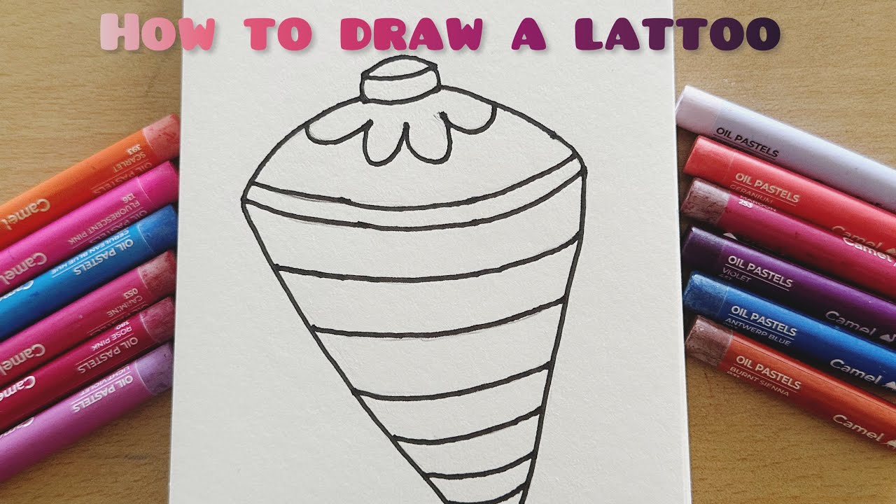 How To Draw A Lattoo For Kids|| Easy To Draw || @Duskyhand #stepbystep ...