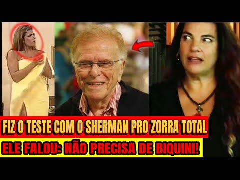 Meu TESTE com Sherman pro ZORRA TOTAL foi CHOCANTE! Luciana Coutinho