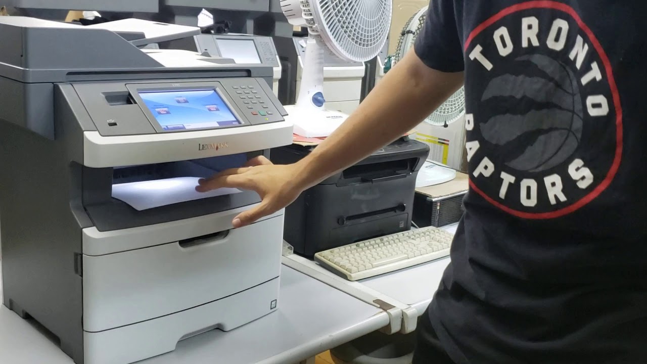 Multifuncional Lexmark X464DE como utilizar - Parte 1 - YouTube