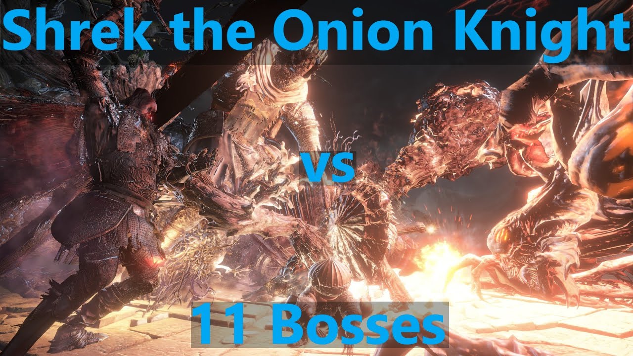 Shrek the Onion Knight vs Bosses - YouTube
