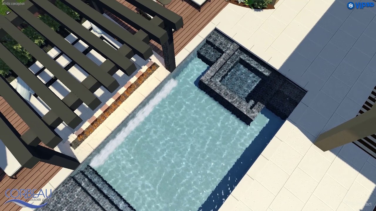 CorBeau Custom Pools - YouTube
