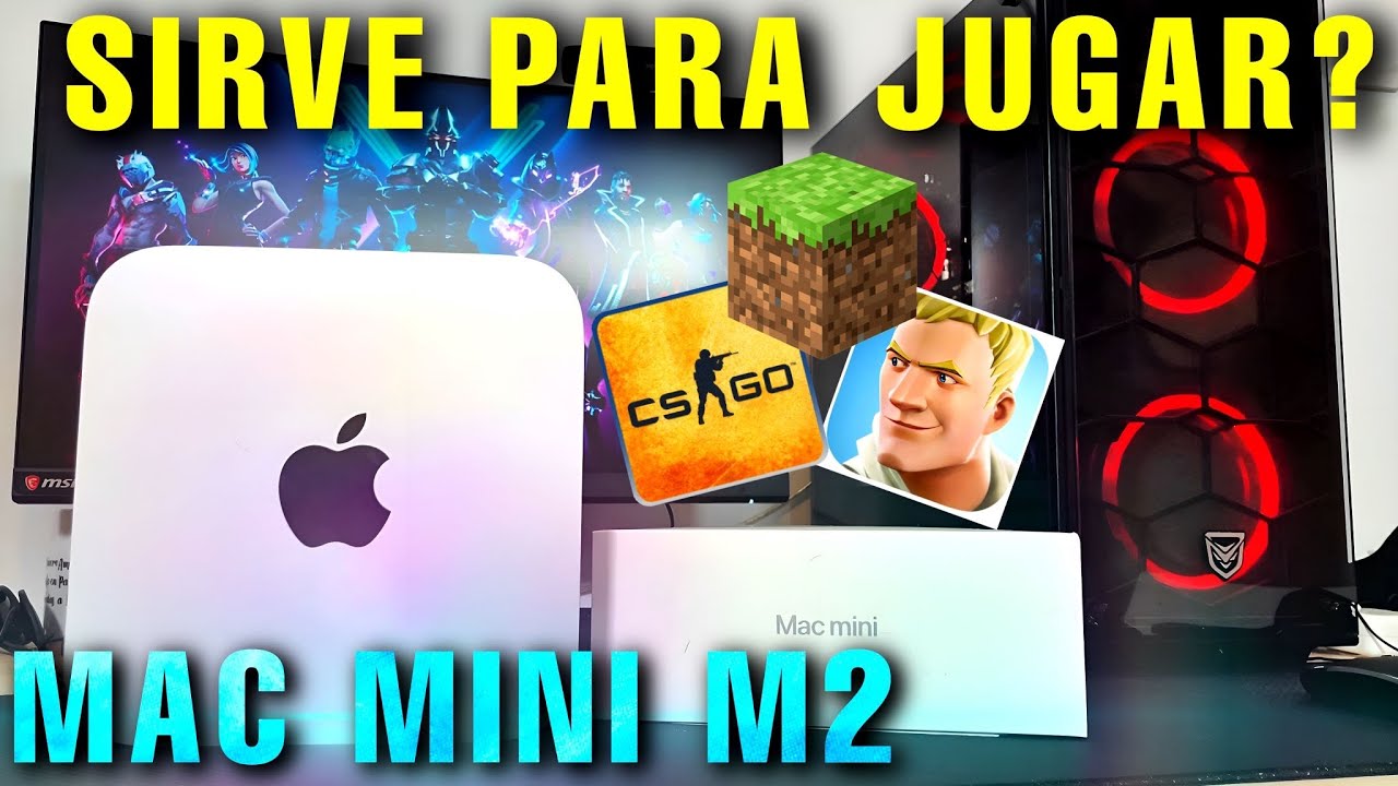 MAC MINI M2 Prueba en VIDEOJUEGOS 👾🍎🤩 Es MUCHO MEJOR - YouTube