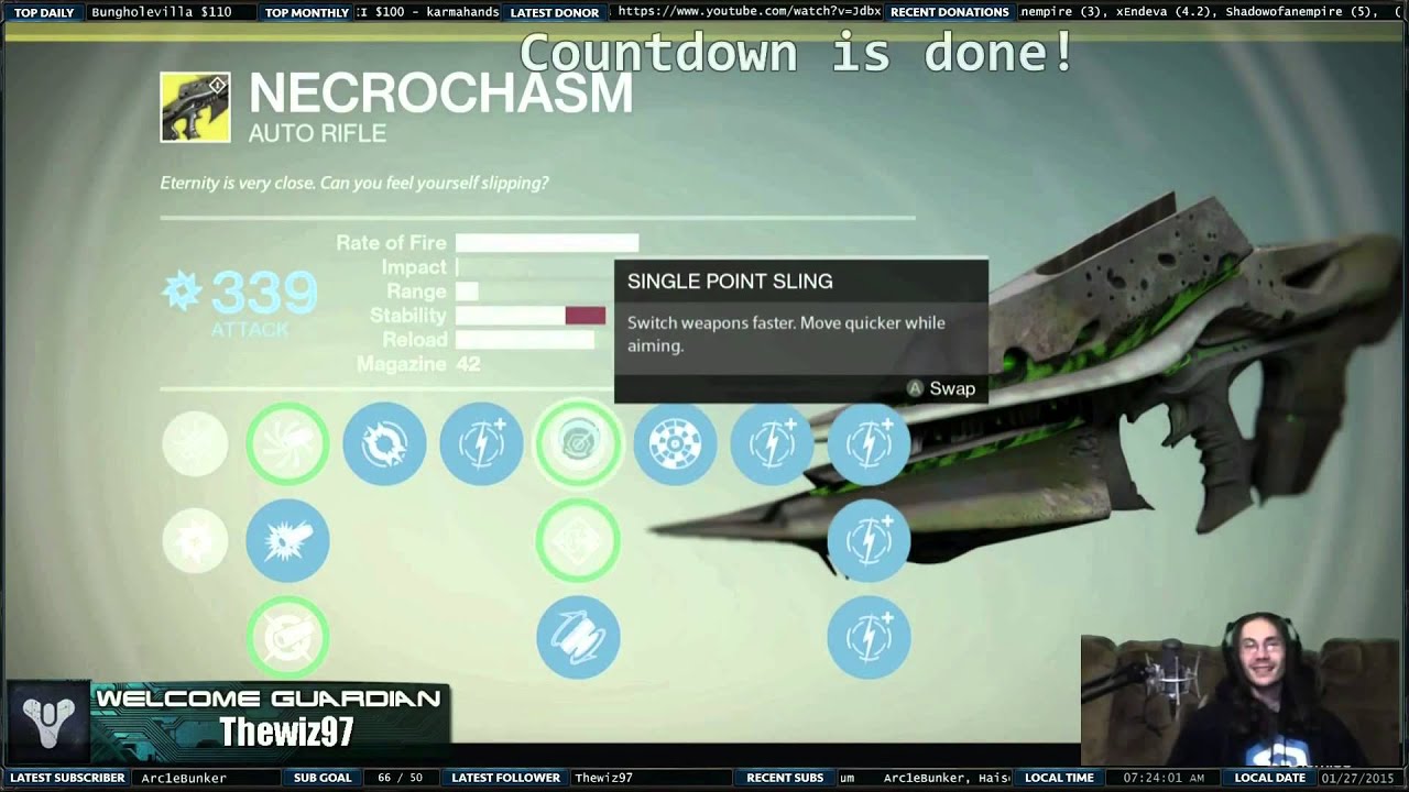 Destiny - Crux Of Crota - Necrochasm Gameplay! Hard Mode Crota's End ...