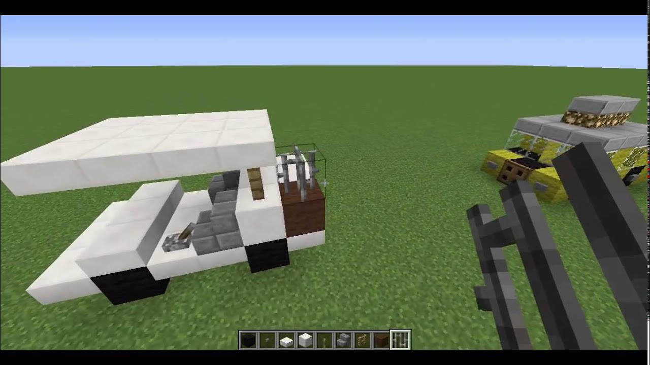Minecraft Tutorial: How to Build a Golf Cart (7) - YouTube