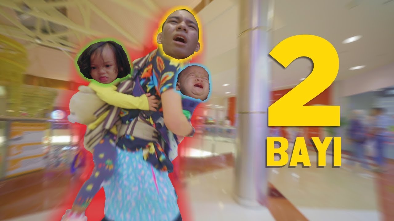 24 JAM Punya 2 BAYI Tanpa IBUNYA **pusing-pusing coy** - YouTube