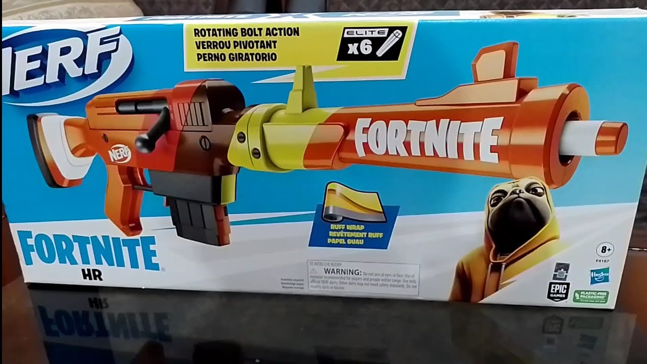 Nerf Fortnite HR Unboxing and Review - YouTube