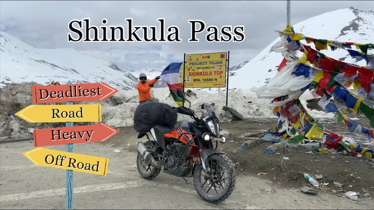 DEADLIEST Roads Of SHINKULA PASS😱| ZANSKAR VALLEY | KTM390 ADV | Ladakh ...