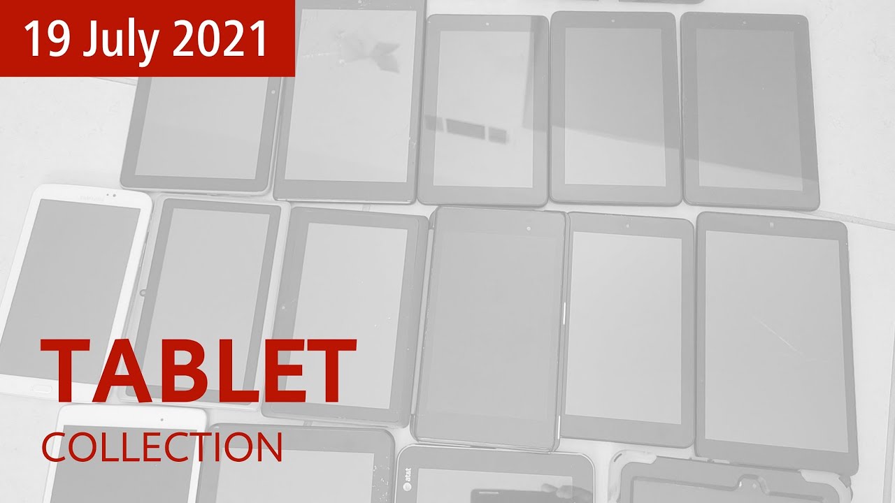 My Tablet Collection (2021) - YouTube