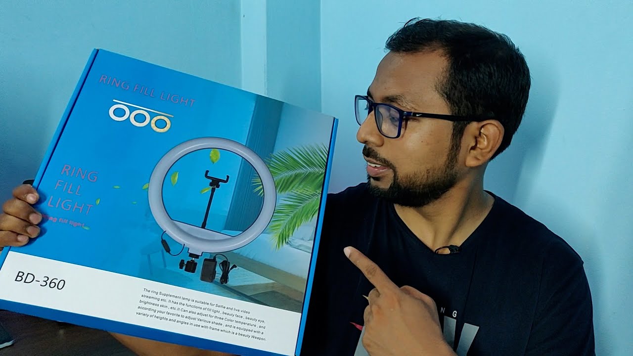 All About Ring Fill Light BD 360 | Ring Light For Youtube,Facebook ...