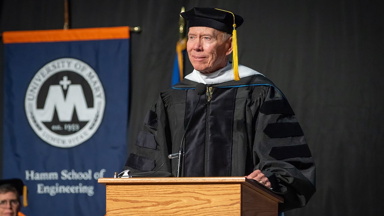 University of Mary 2022 Steve Scheel Commencement Speech - YouTube