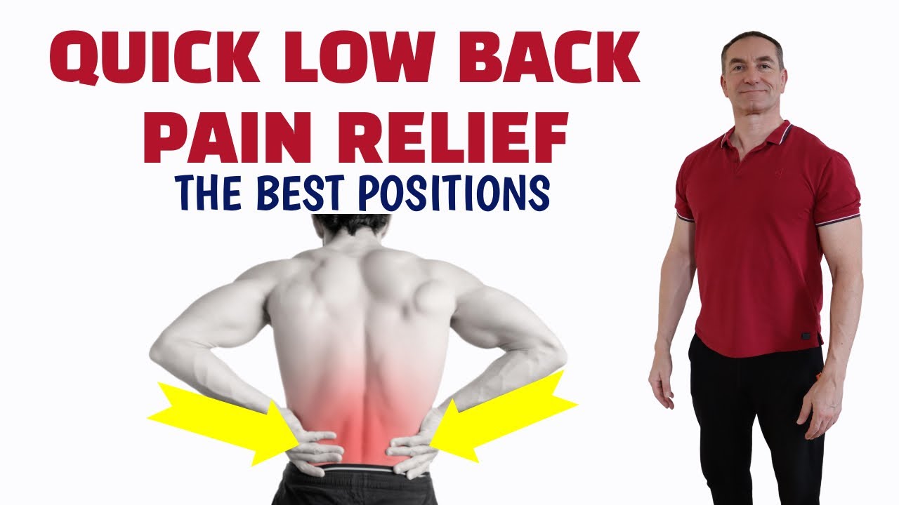 Best Positions For Low Back Pain Relief - YouTube