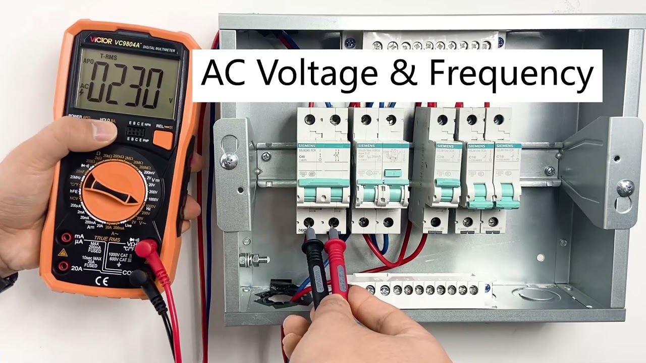 VICTOR VC9804A+ 20MHz 20mF Manual Ranging Digital Multimeter Victor ...