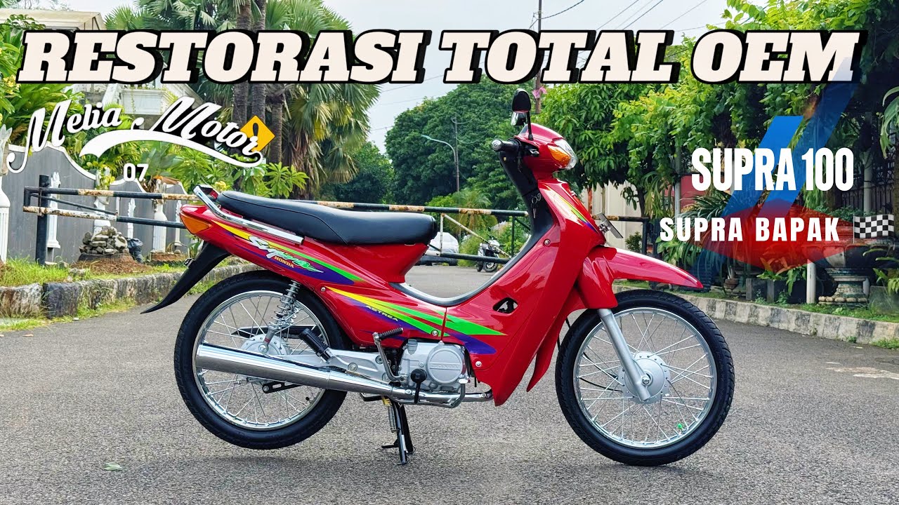 RESTORASI FULL HONDA SUPRA 100 🪽 - YouTube