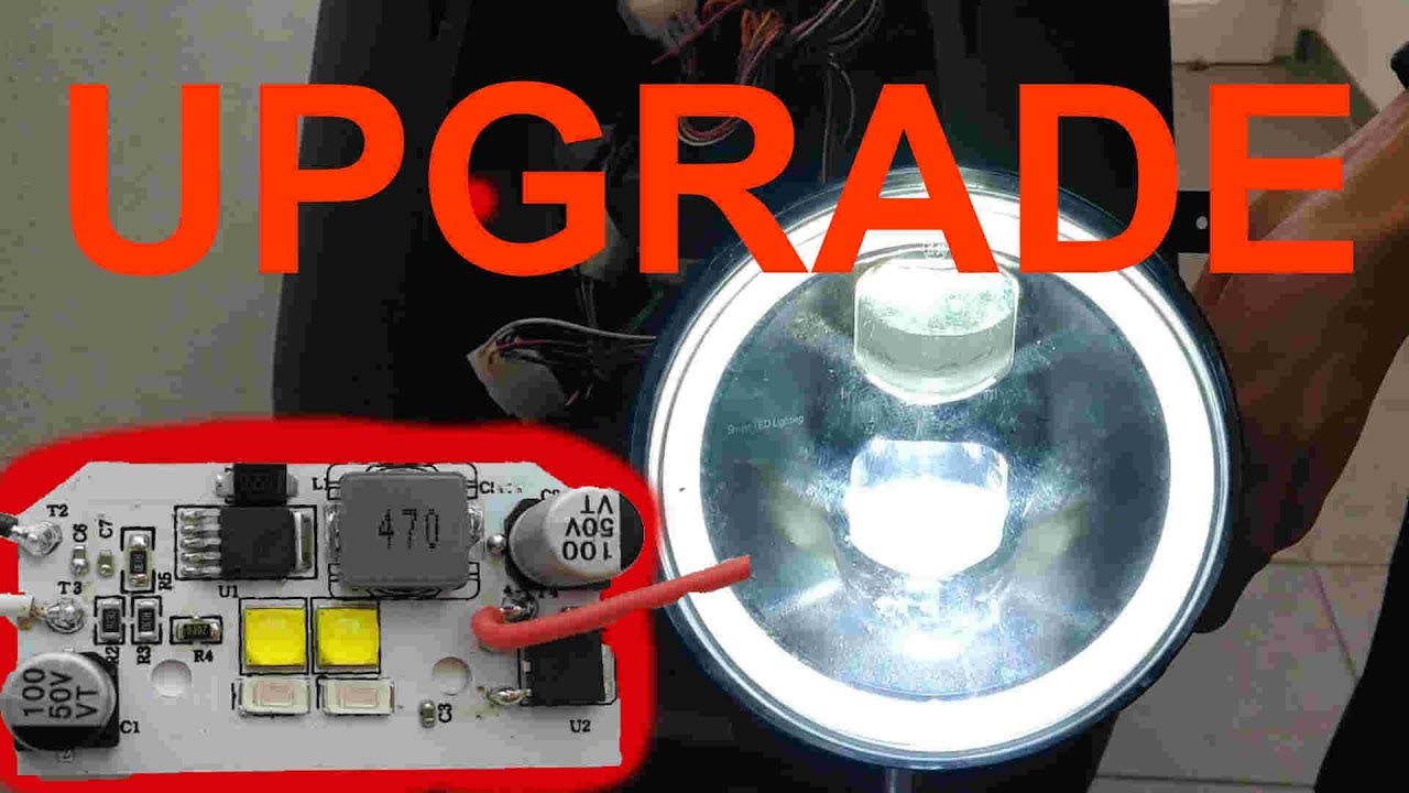 NIU N1(S) headlight upgrade (CREE XHP 50/70) - YouTube