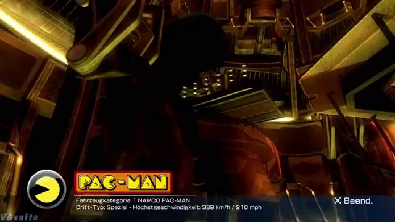 Ridge Racer 7 - Pac-Man Car - YouTube