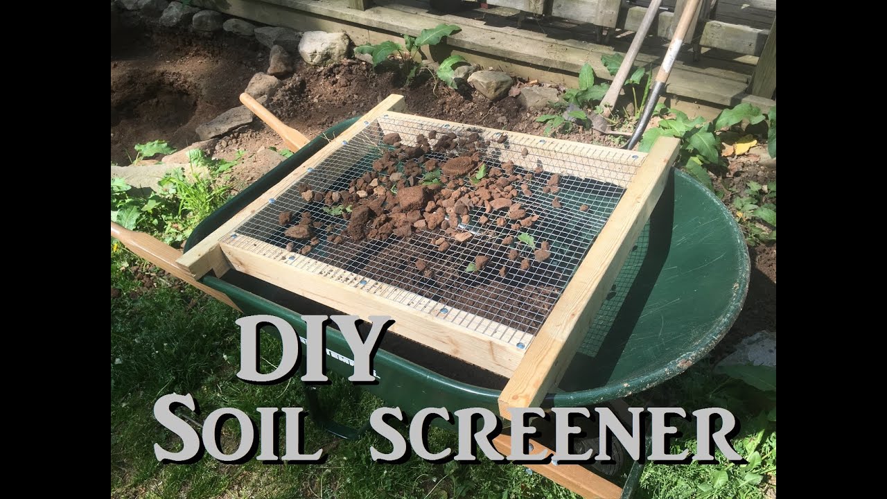 Quick soil and compost screener - YouTube