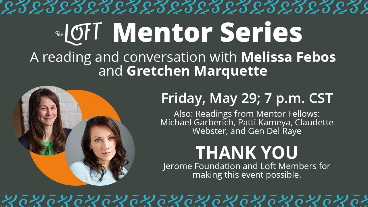 Mentor Series Reading with Melissa Febos and Gretchen Marquette - YouTube