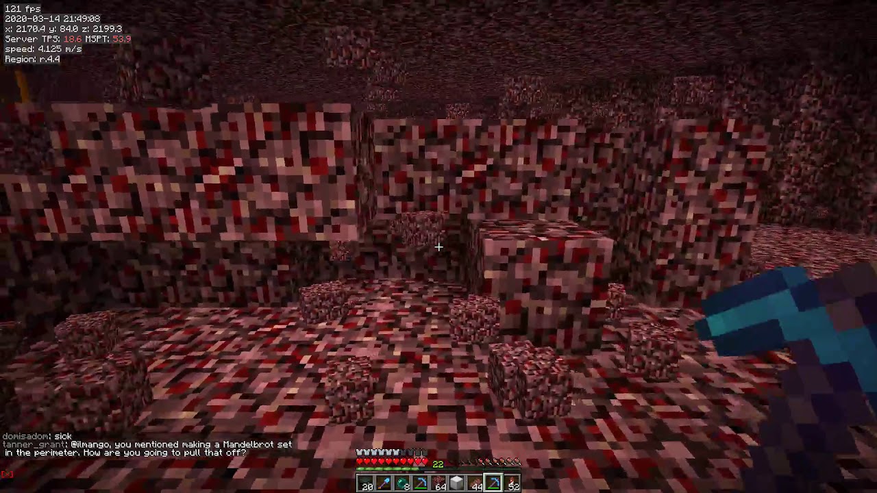 🔴SciCraft🔴 - Building A Piston Bolt Towards The New Nether Perimeter ...