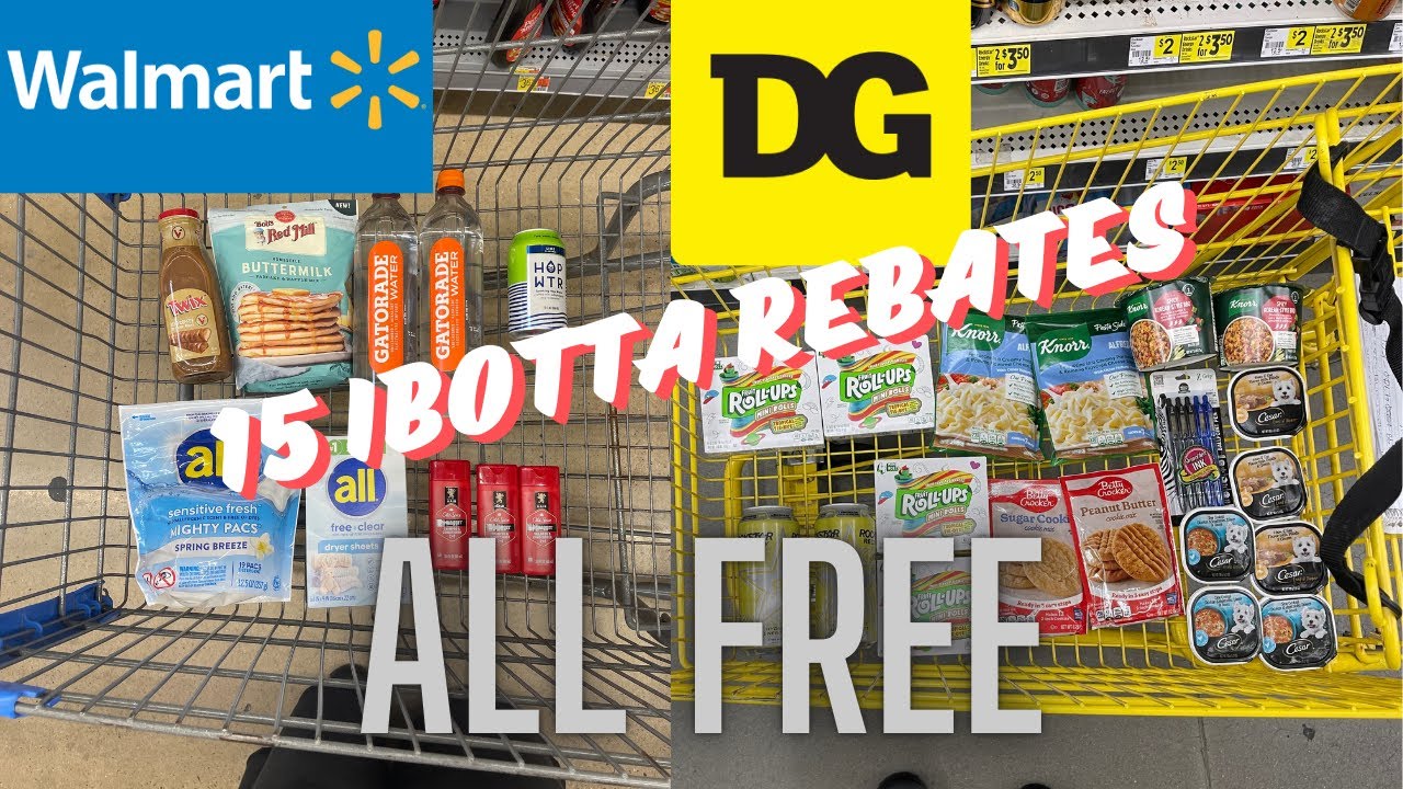Walmart & Dollar General Ibotta Haul! Weekend Warrior - 9/7/24 - YouTube