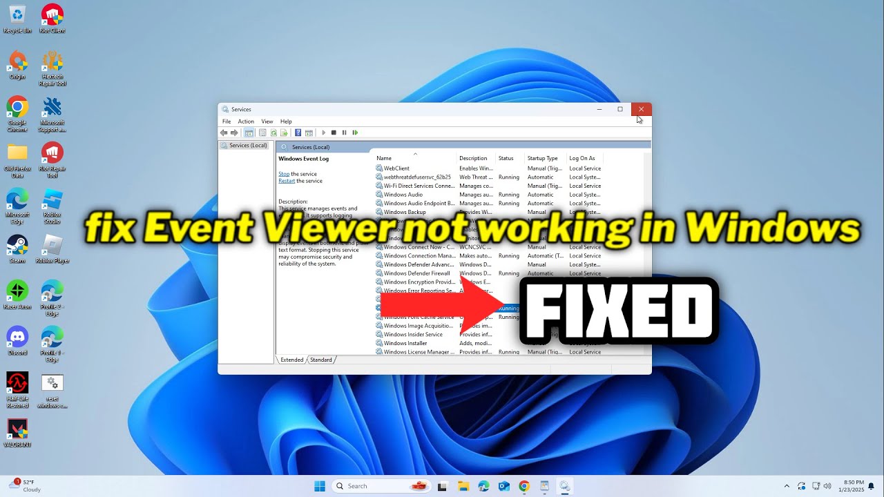 (FIXED) Event Viewer not working in Windows - YouTube