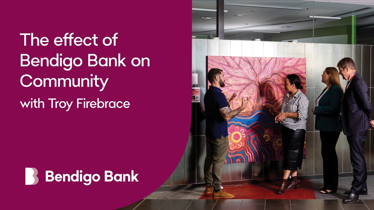 The effect of Bendigo Bank on Community with Troy Firebrace - YouTube