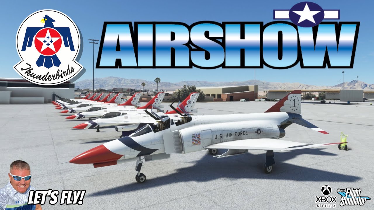 Airshow Series Episode 6 | F-4 Phantom Thunderbird! MICROSOFT FLIGHT ...