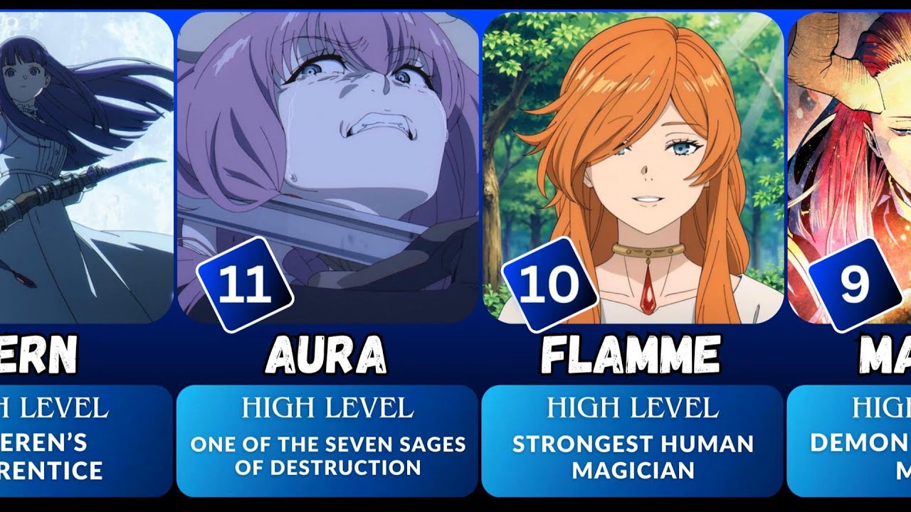 Strongest Characters in Frieren Beyond Journey's End - YouTube