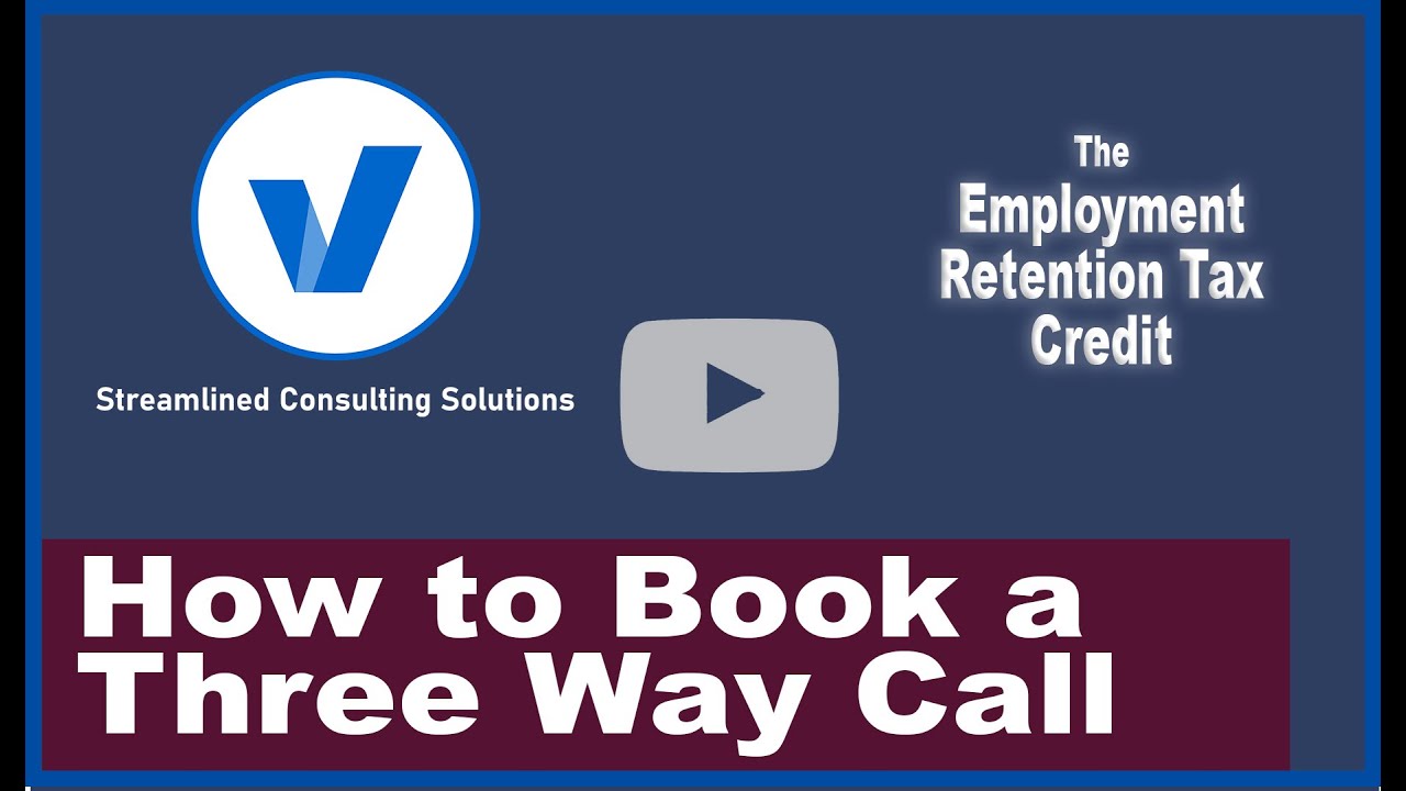 ERC Introduction and How to Book a Three-way Call - YouTube
