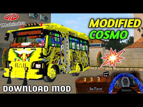 MODIFIED COSMO Mod Released For BUSSID 🥳 Mahindra Tourister Mod🔥 ...