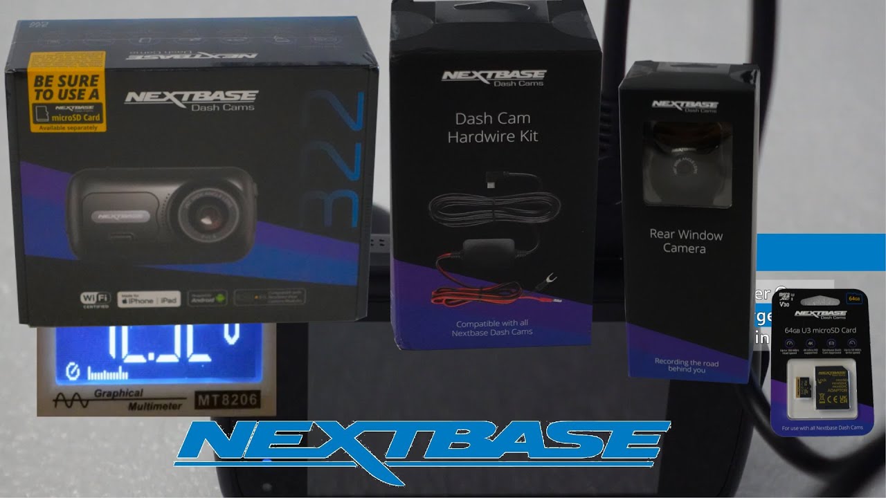 Nextbase 322GW Dashcam bundle unboxing, setup and testing - YouTube