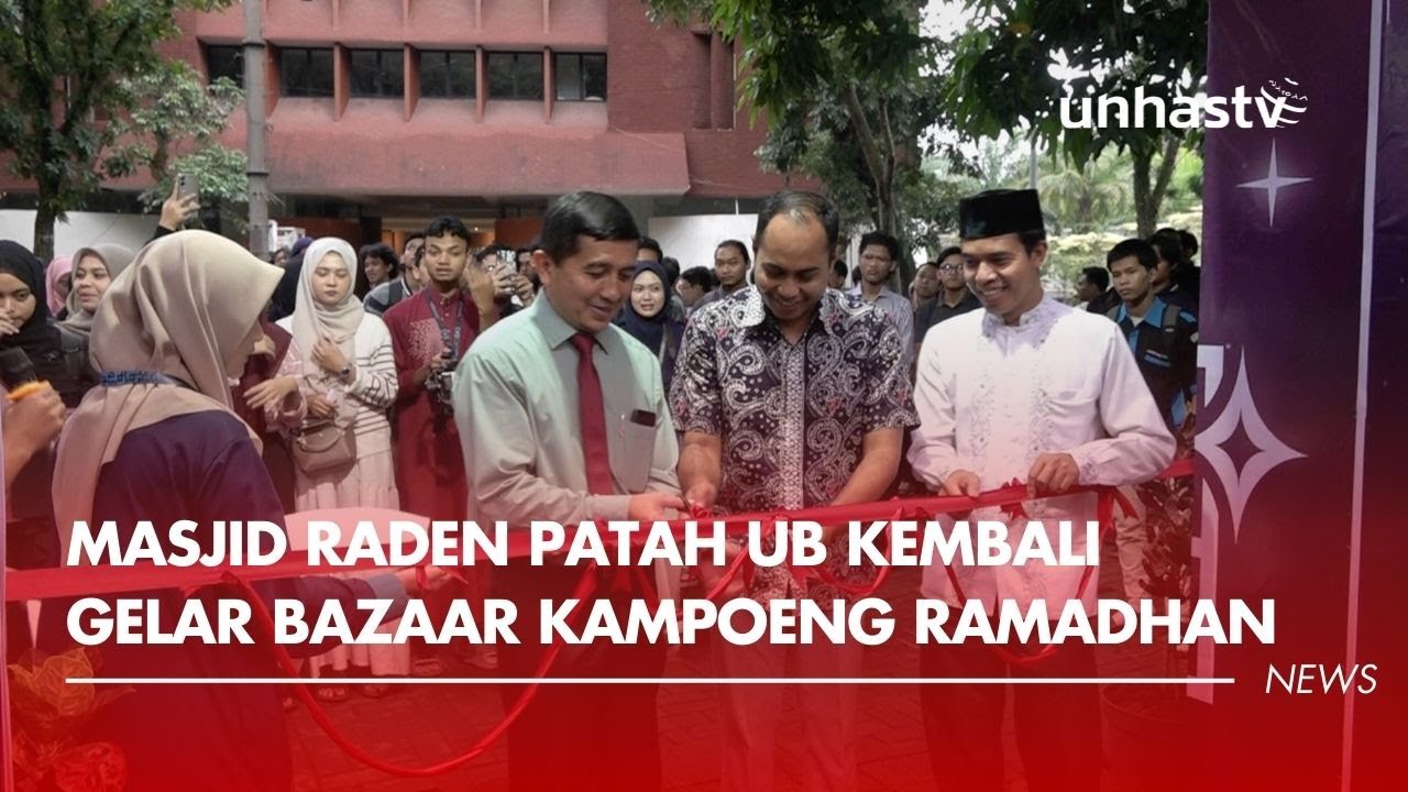 Masjid Raden Patah UB Kembali Gelar Bazaar Kampoeng Ramadhan - YouTube