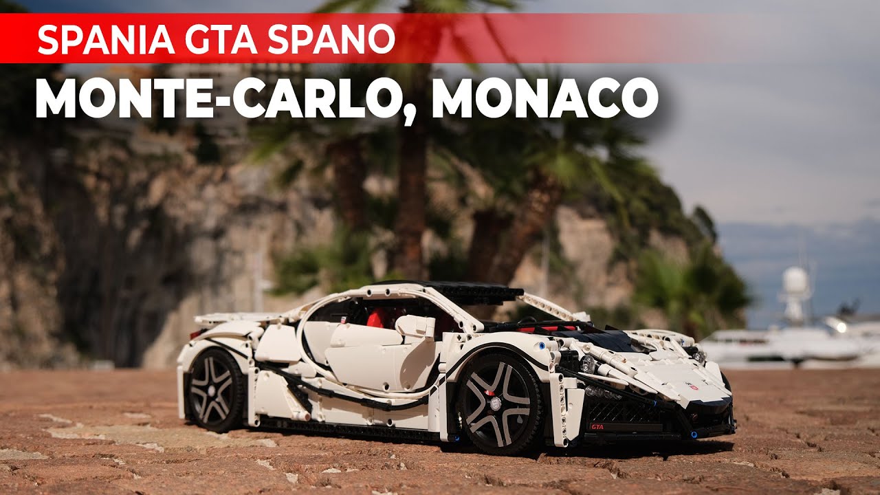 BuWizz GTA Spano made from LEGO® bricks in Monaco - YouTube